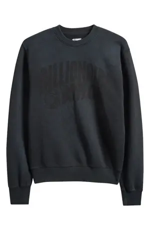 BILLIONAIRE BOYS CLUB Curve Logo Faded Sweatshirt