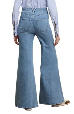 Veronica Beard High-rise Ultra Flare Leg Jeans
