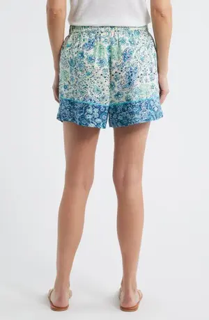 CITY BLUES Paisley Print Shorts