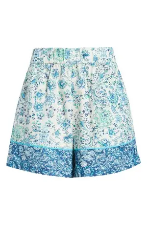 CITY BLUES Paisley Print Shorts