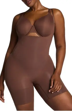 Spanx SPANX® Sculpt™ Go Figure Open Bust Shaper Bodysuit Ganache