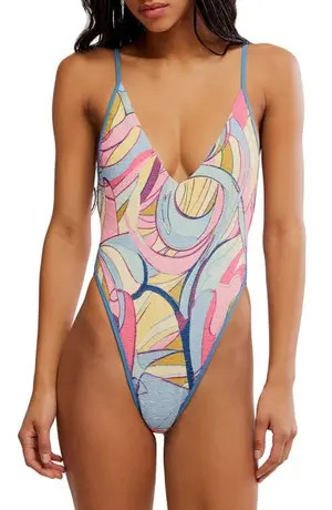 Free People Printed One-piece Swimsuit - Oasis Print