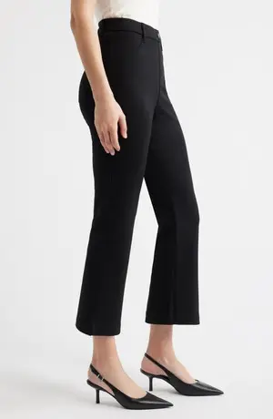 Hue Double Soft Jersey Pull-on Kick Flare Pants