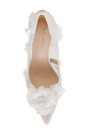 Betsey Johnson Darcy Pointed-toe Pump - Ivory