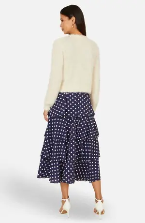 YUMI Eyelash Knit Long Sleeve Cardigan
