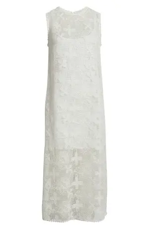 LUCY PARIS Cara Lace Midi Dress