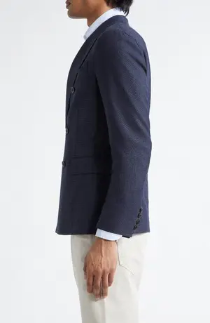 Boglioli Dover Double-breasted Jacket - Blue
