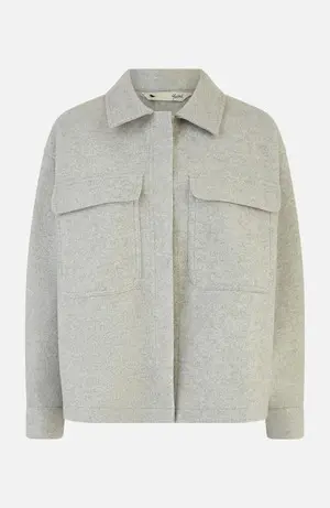 YUMI Textured Finish Shacket