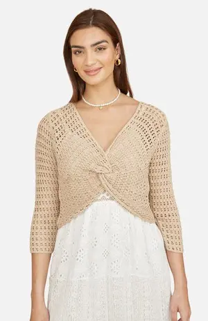 Yumi V Neck Cardigans For Women