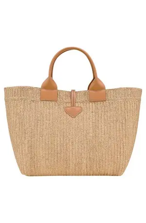 Longchamp Large Le Roseau Raffia Tote