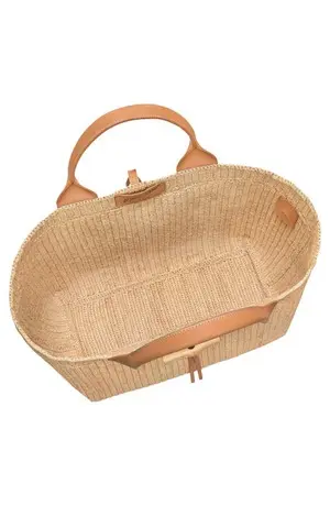 Longchamp Large Le Roseau Raffia Tote