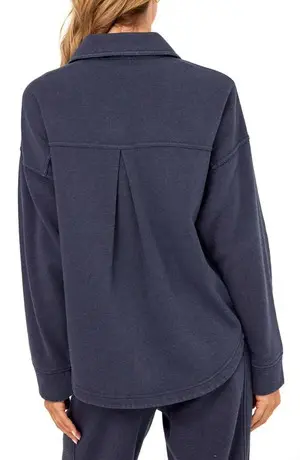 THREADS 4 THOUGHT Blaire Mineral Wash Shirt Jacket - Stargazer