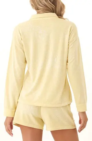 THREADS 4 THOUGHT Nyloa Terry Quarter Zip Top