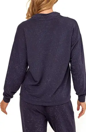 THREADS 4 THOUGHT Nyloa Terry Quarter Zip Top - Stargazer
