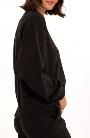 THREADS 4 THOUGHT Blaise Triblend Fleece Sweatshirt - Black
