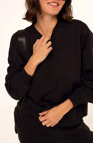THREADS 4 THOUGHT Blaise Triblend Fleece Sweatshirt - Black
