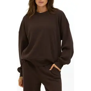 THREADS 4 THOUGHT Blaise Triblend Fleece Sweatshirt - Cocoa