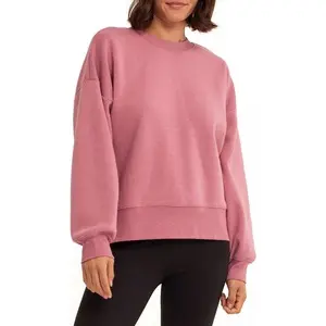 THREADS 4 THOUGHT Blaise Triblend Fleece Sweatshirt - Wild Rose