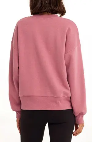 THREADS 4 THOUGHT Blaise Triblend Fleece Sweatshirt - Wild Rose