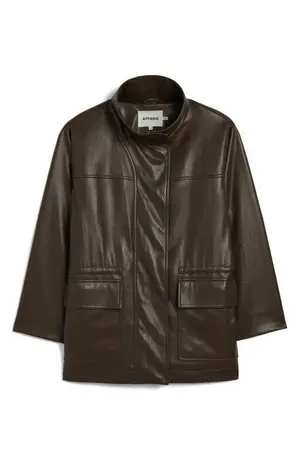 Apparis Edie Faux Leather Parka