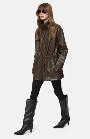 Apparis Edie Faux Leather Parka