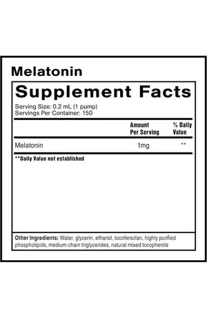 QUICKSILVER SCIENTIFIC Liposomal Melatonin Liquid Supplement