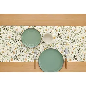 Solino Home Linen Table Runner For Dining Table