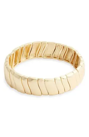 NORDSTROM Wavy Link Stretch Bracelet