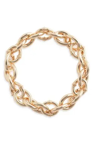 Nordstrom Oval Link Stretch Bracelet - Gold