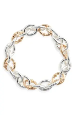 Nordstrom Oval Link Stretch Bracelet - Goldilver