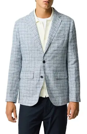 RODD & GUNN Charterhouse Sports Fit Plaid Linen Sport Coat