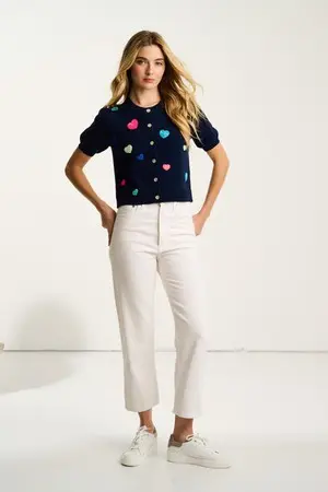 Lisa Todd Royal Flush Cotton Cardigan