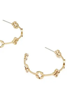 Tory Burch Forget Me Not Hoop Earrings