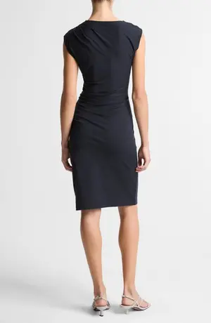 Vince Ruched Sheath Dress
