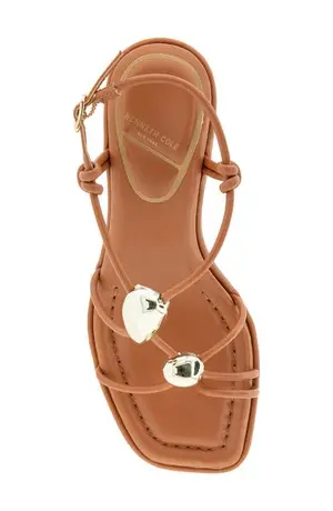 KENNETH COLE Gemma Kitten Heel Sandal - Tan