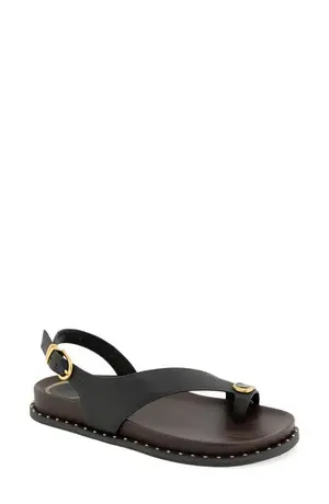 KENNETH COLE Dixon Sandal - Black Leather