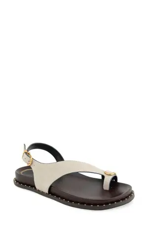 KENNETH COLE Dixon Sandal - Oyster Grey Suede