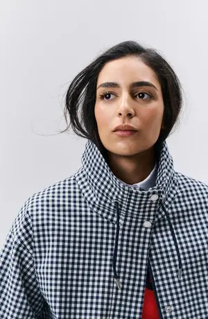 Barbour Bronwyn Showerproof Gingham Jacket