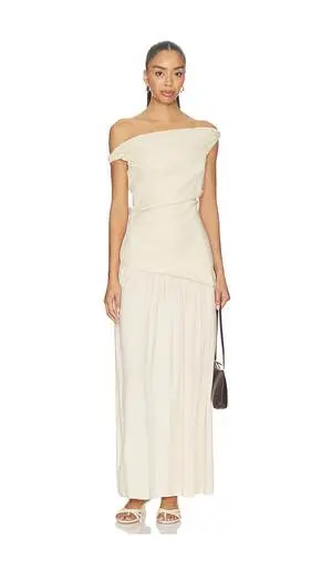 Faithfull The Brand Roma Maxi Dress - Neutral
