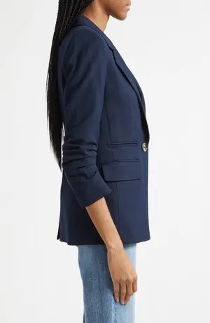 Veronica Beard Battista Dickey Jacket - Navy