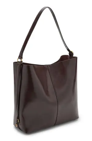 Mango Faux Leather Shoulder Bag