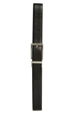 NORDSTROM Reversible Pebble Faux Leather Belt
