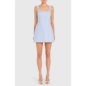 Amanda Uprichard Andreina Houndstooth Mini Dress