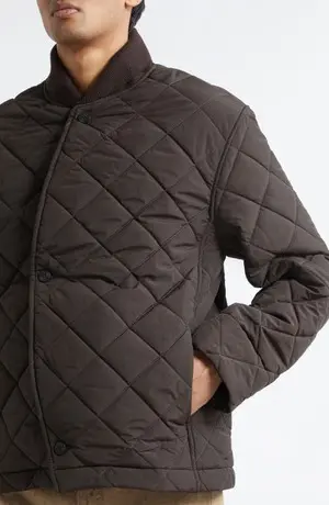 Jacquemus The Bastide Quilted Jacket - Dark Brown
