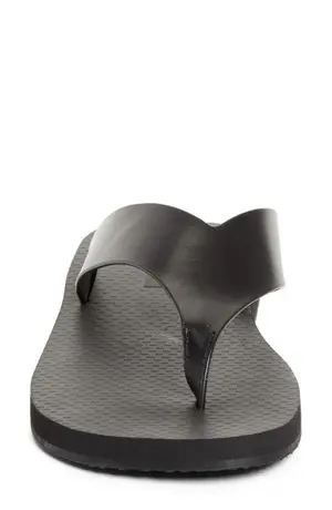 THE ROW Dune Classic Ginza Flip Flop - Black