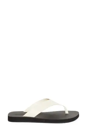 THE ROW Dune Classic Ginza Flip Flop - Ivory/black