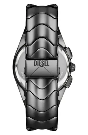 DIESEL® Mercurial Tonneau Chronograph Bracelet Watch - Gray