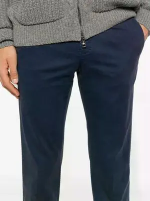 PT TORINO Slim-cut Chino Trousers - Blue