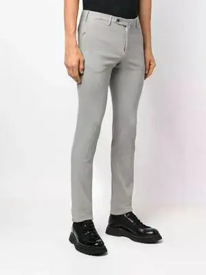 PT TORINO Mid-rise Skinny Trousers - Grey