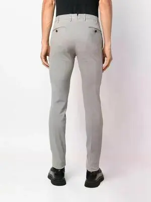 PT TORINO Mid-rise Skinny Trousers - Grey